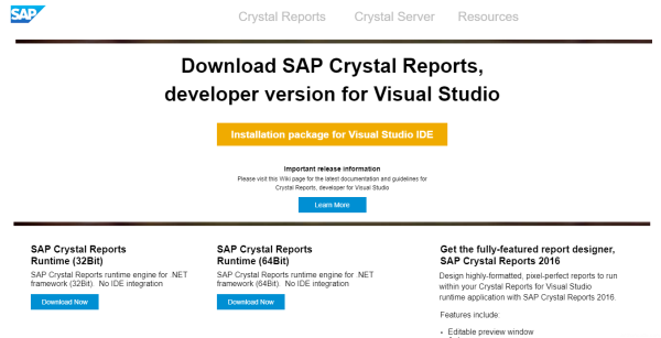 Cómo instalar Crystal Reports en Visual Studio